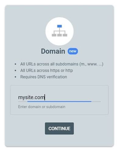 تفاوت بین Domain و URL Prefix در سرچ کنسول چیست؟